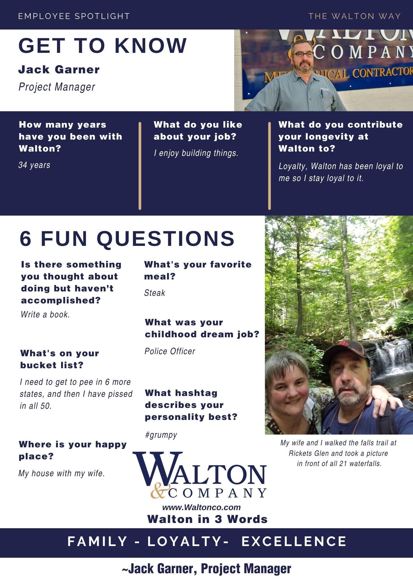 Employee Spotlight ~ Jack Garner – Walton & Company